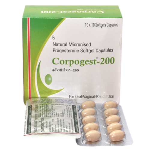 Natural Micronised Progesterone Softgel Capsules 200mg Manufacturer ...